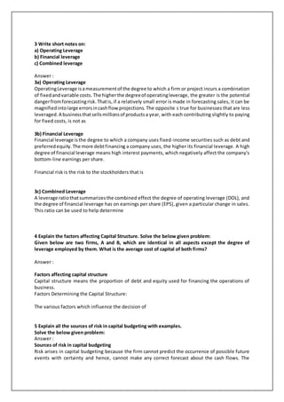 Mb0045 financial management | PDF