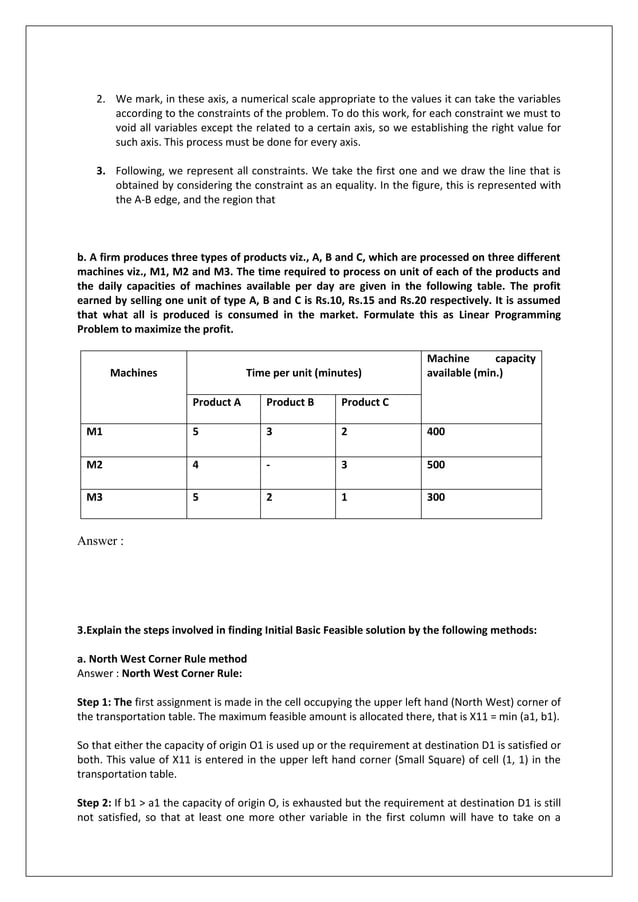 Mb0048 operations research | PDF