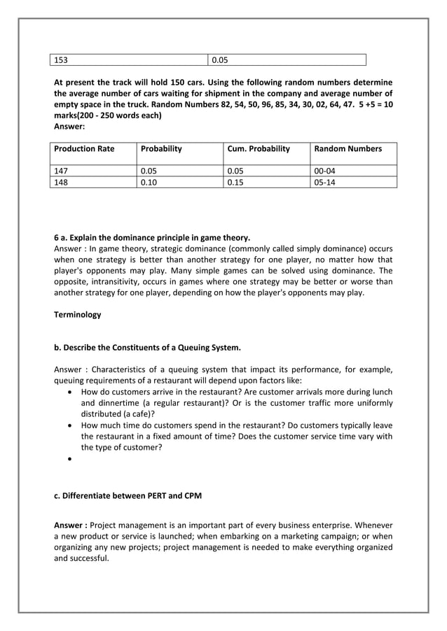Mb0048 operations research | PDF
