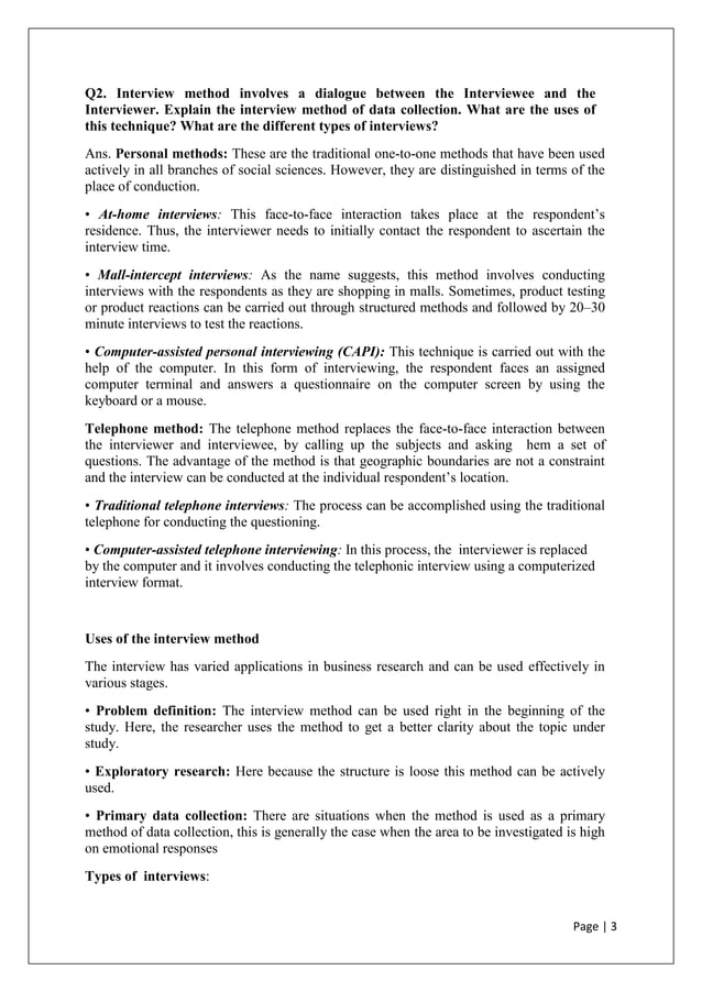 SUM sem 3 Mb0050 – research methodology | PDF