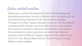 Success story of nykaa | PPTX