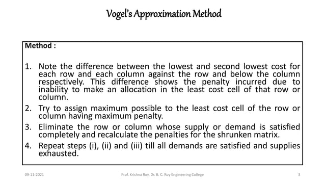 Mb 106 quantitative techniques 12 | PPSX | Logistics and Transportation ...