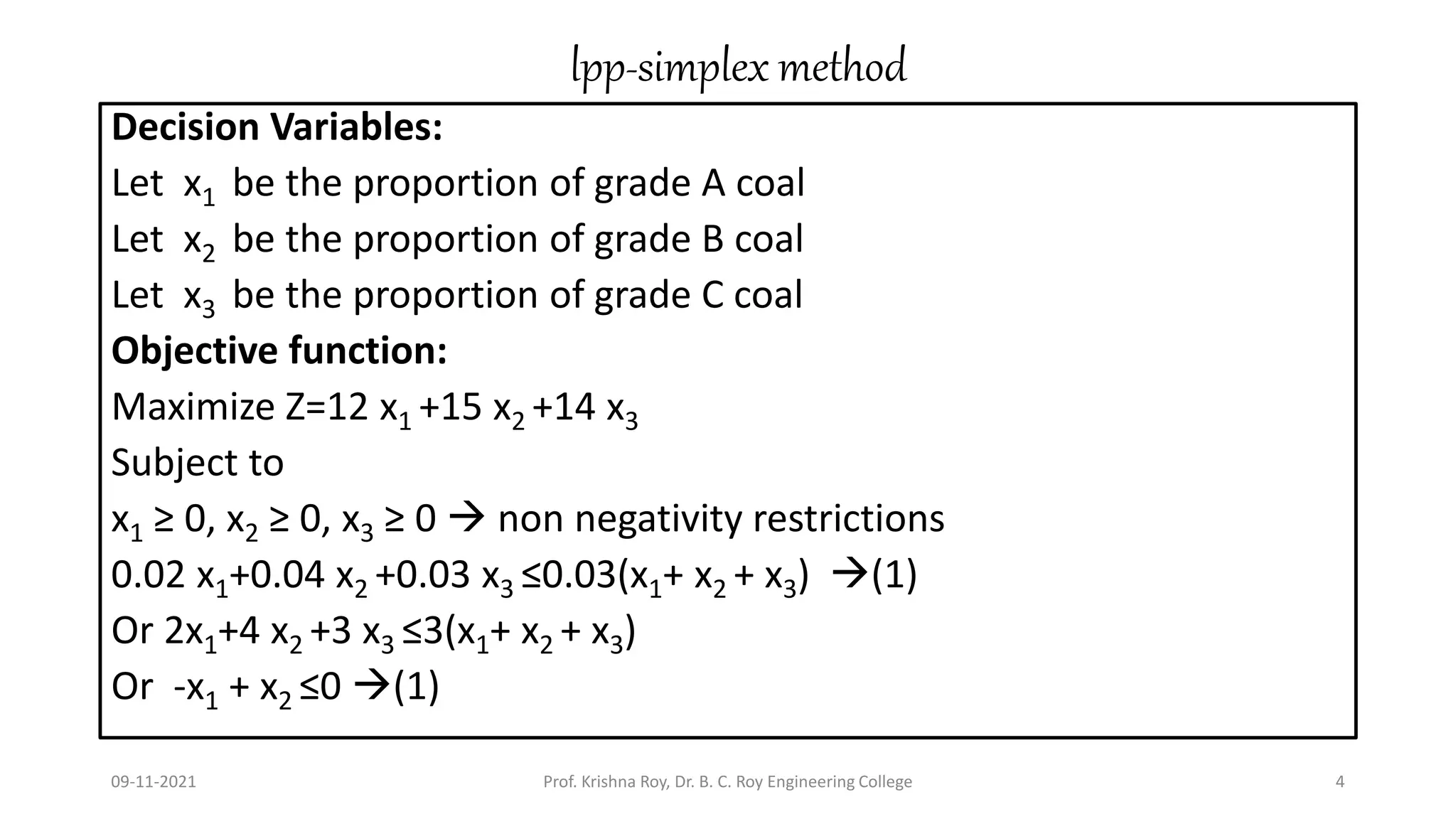 Mb 106 quantitative techniques 5 | PPSX