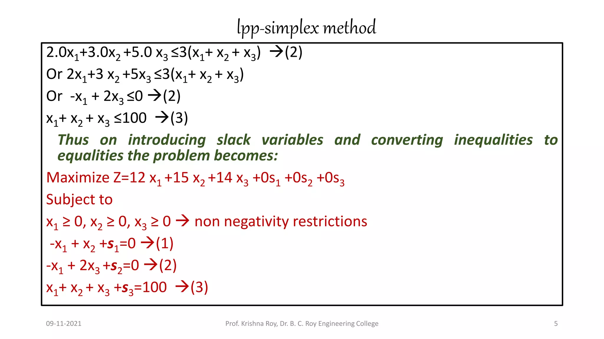 Mb 106 quantitative techniques 5 | PPSX