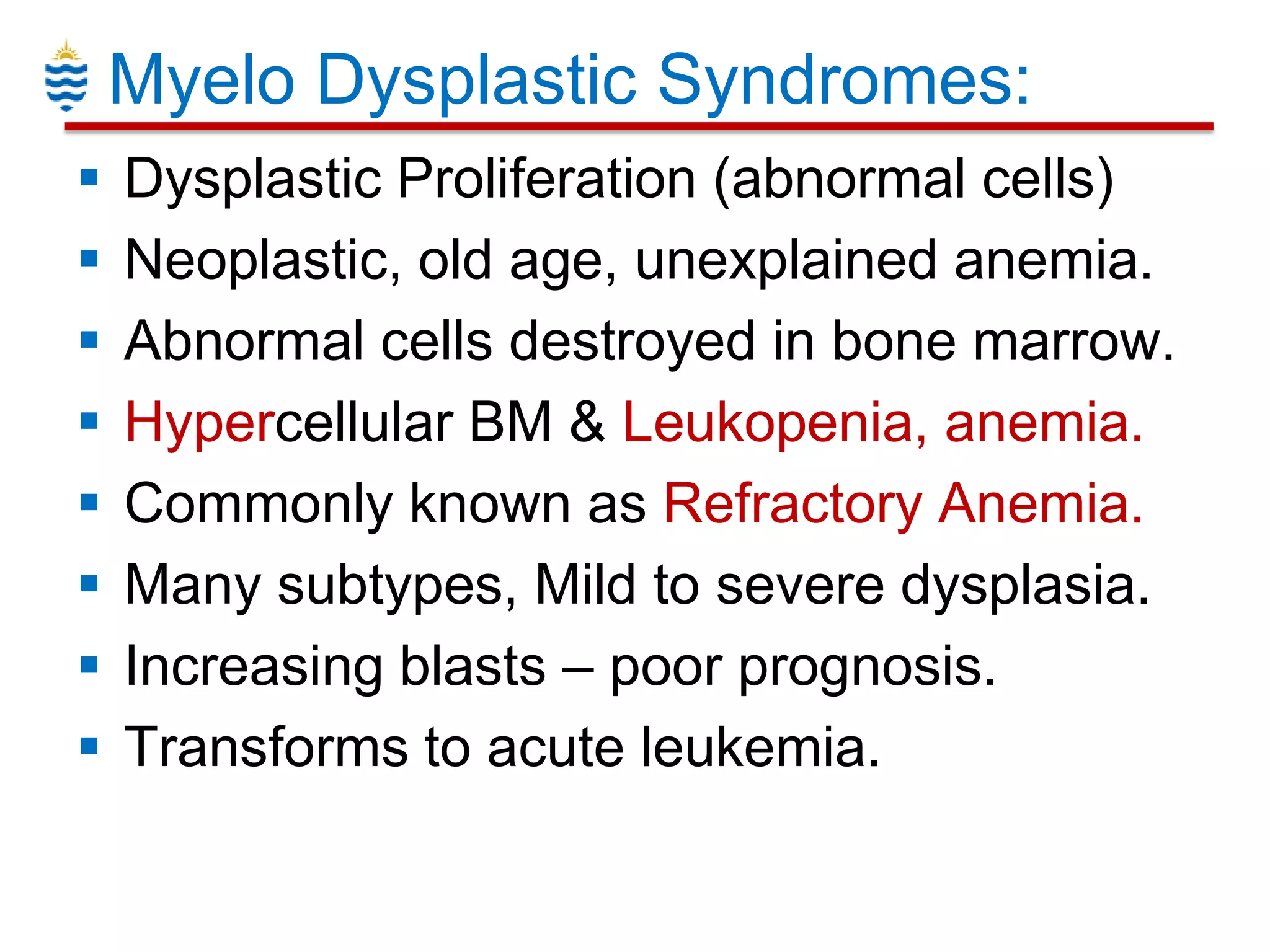 Pathology of WBC Disorders | PPTX