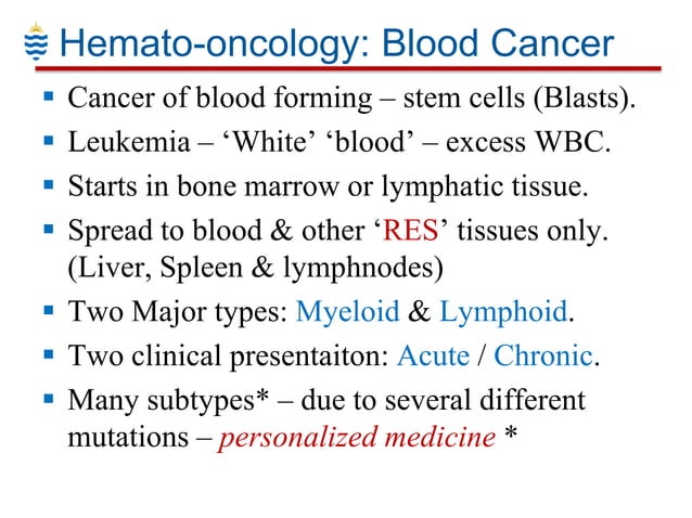 Pathology of WBC Disorders | PPTX | Blood Disorders | Diseases and ...