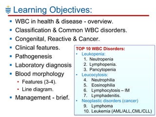 Pathology of WBC Disorders | PPTX