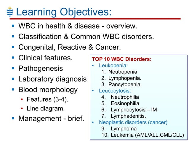 Pathology of WBC Disorders | PPT