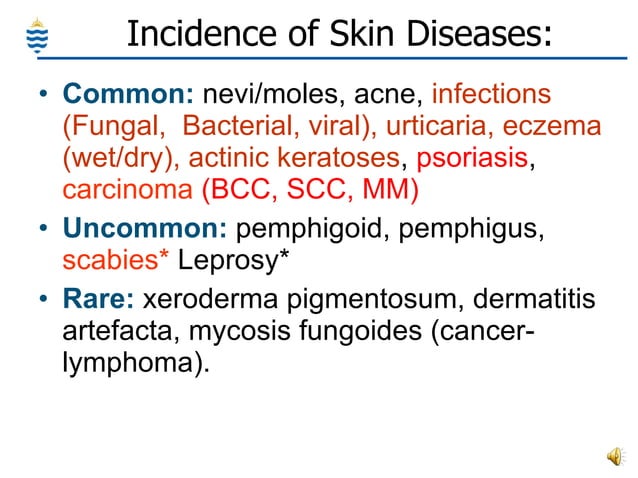 Pathology of Skin - Introduction | PPT | Skin and Dermatology ...