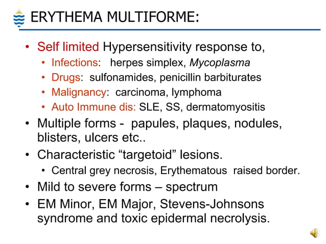 Pathology of Skin - Common Disorders | PPT