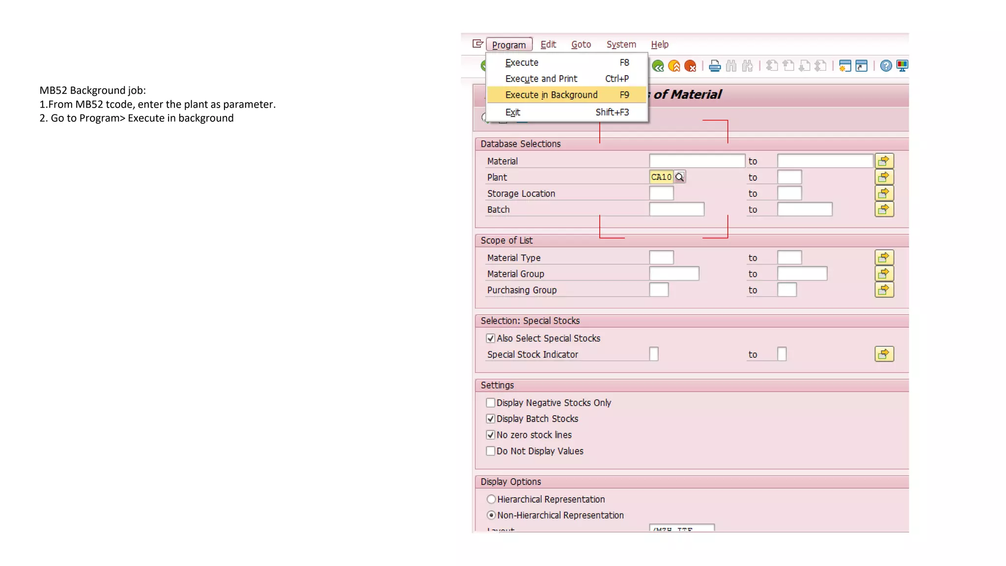MB52 background job Set up.pptx