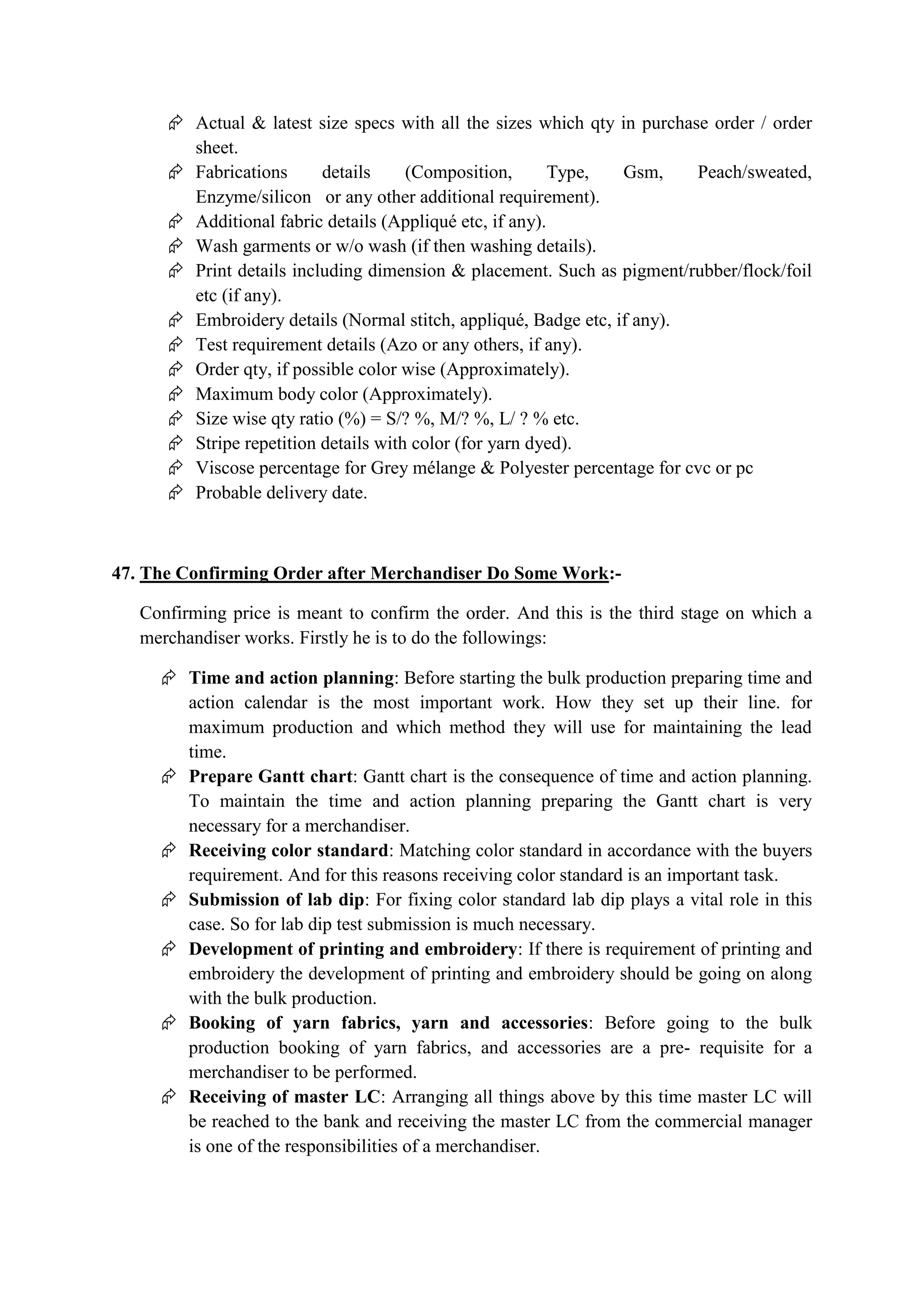 Proper Merchandising & Quality Management System in RMG Sector. | PDF