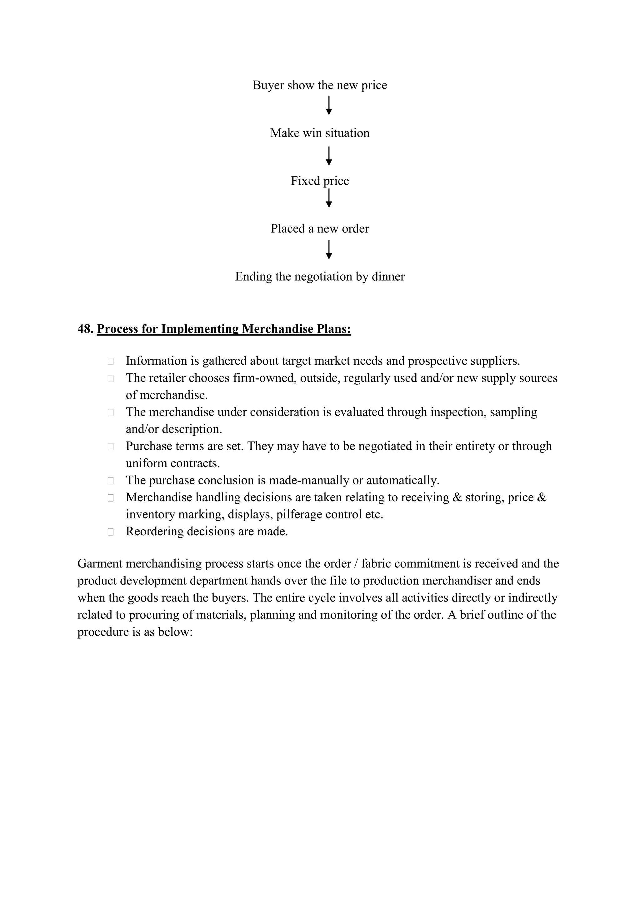 Proper Merchandising & Quality Management System in RMG Sector. | PDF