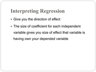 Dependence Techniques | PPTX