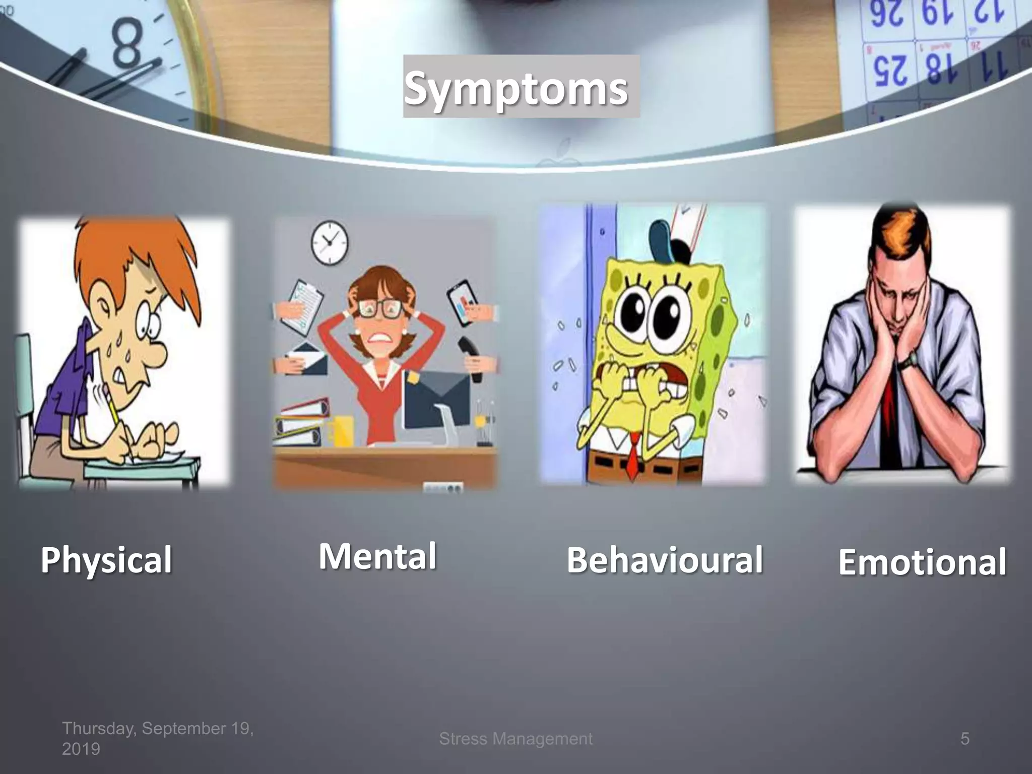 stress management in work-place | PPT