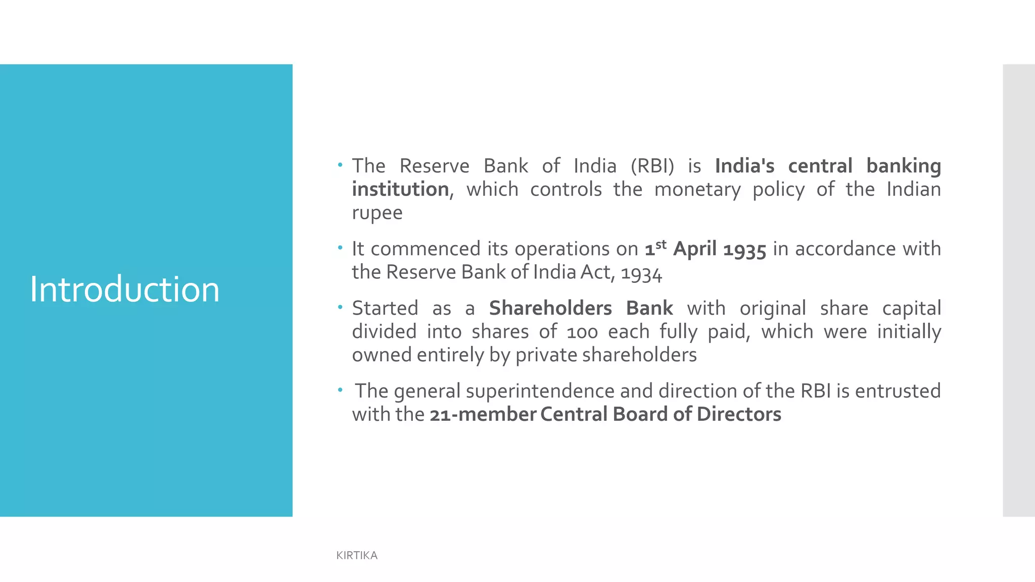 MBA-2 Functions Of RBI | PPTX