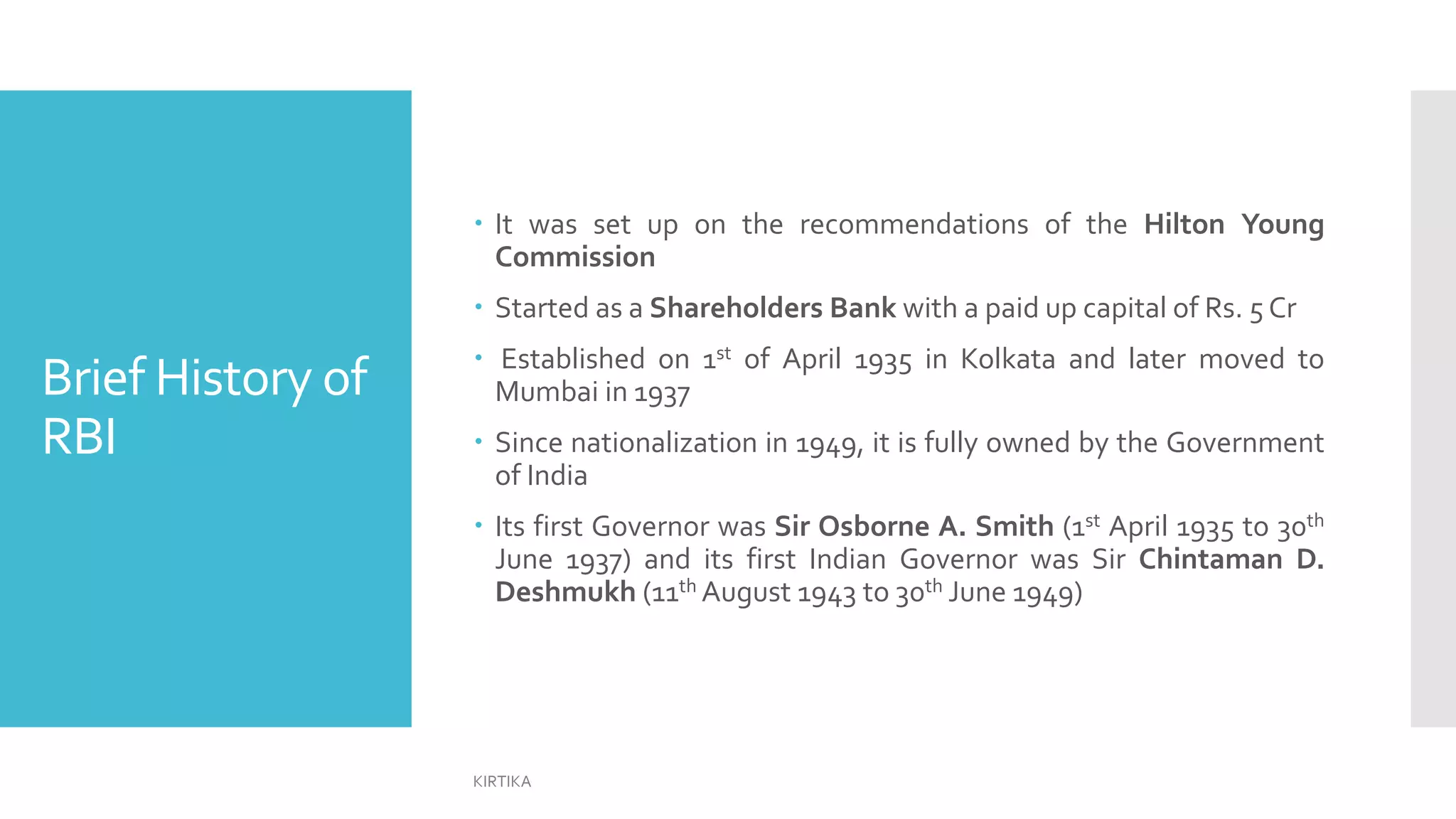 MBA-2 Functions Of RBI | PPTX