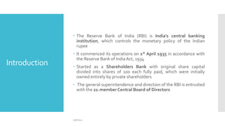MBA-2 Functions Of RBI | PPTX
