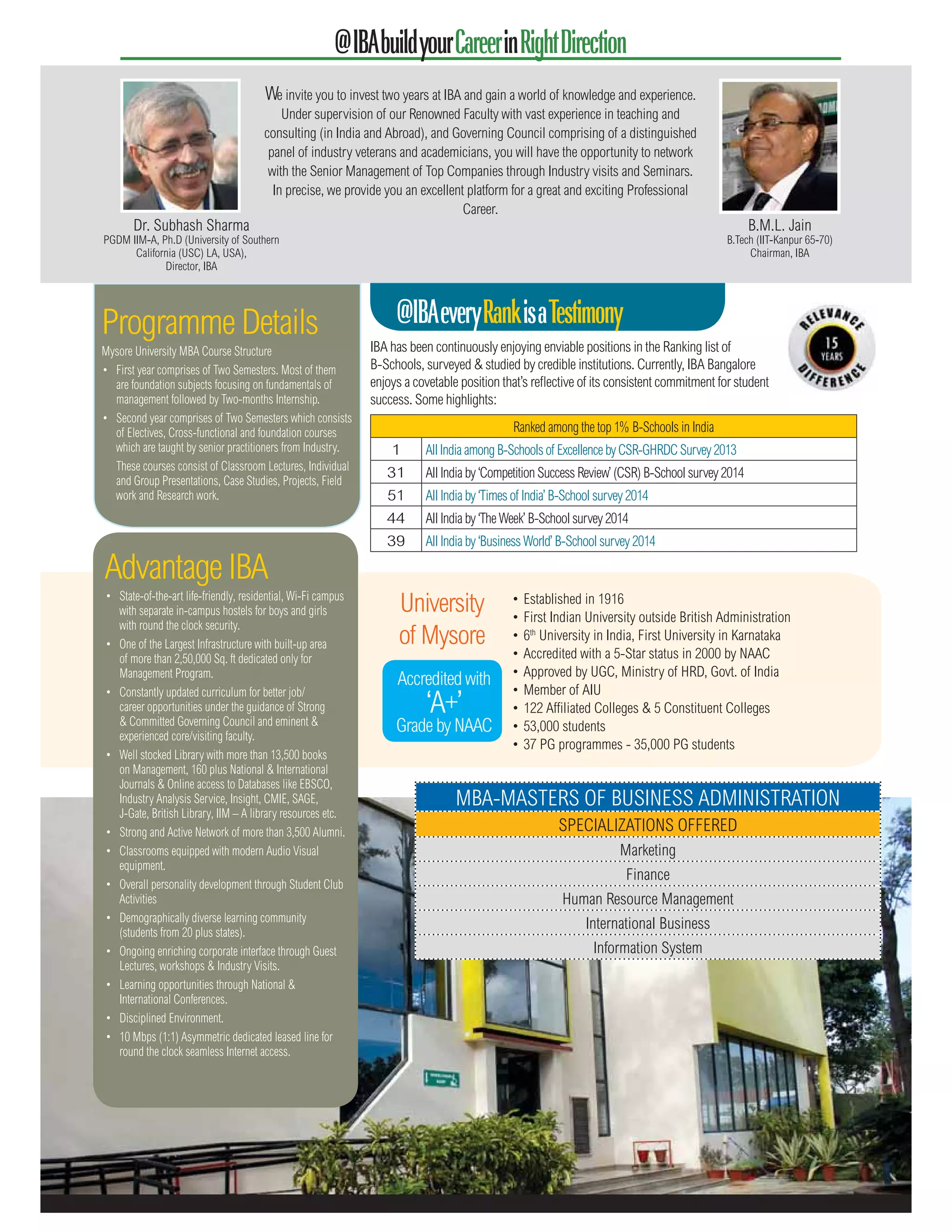 Mba admission brochure 2016-18 | PDF