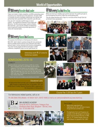 Mba admission brochure 2016-18 | PDF