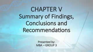 Chapter 5, findings, recommendation and conclusion.pptx