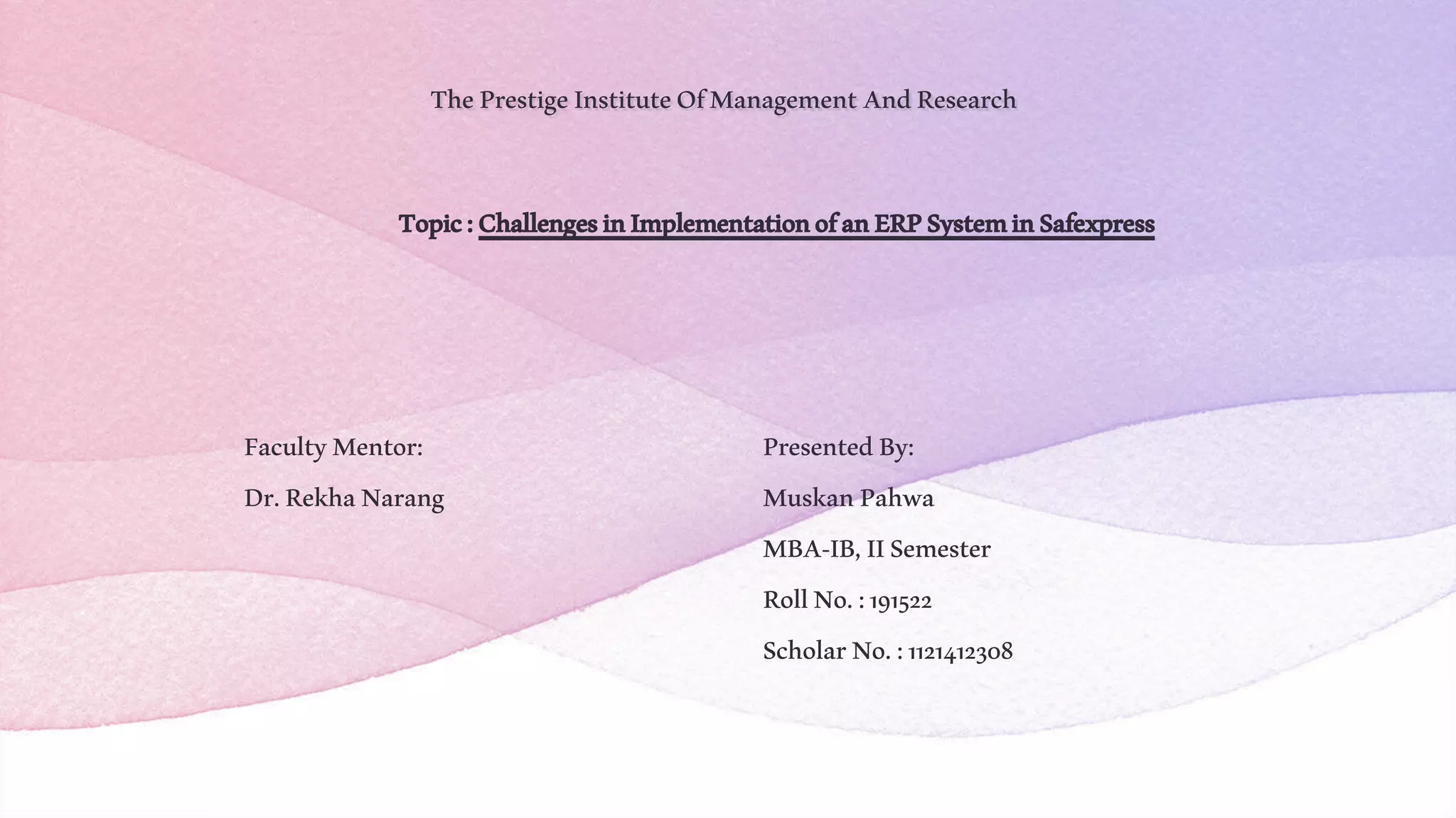 Erp System Ppt