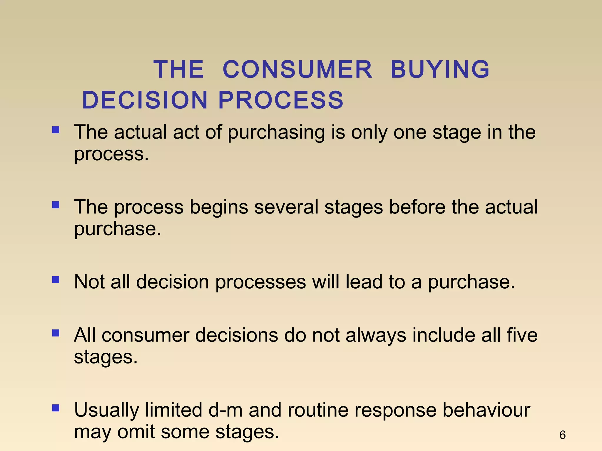 Mba i mm-1 u-3.2 consumer behaviour | PPT