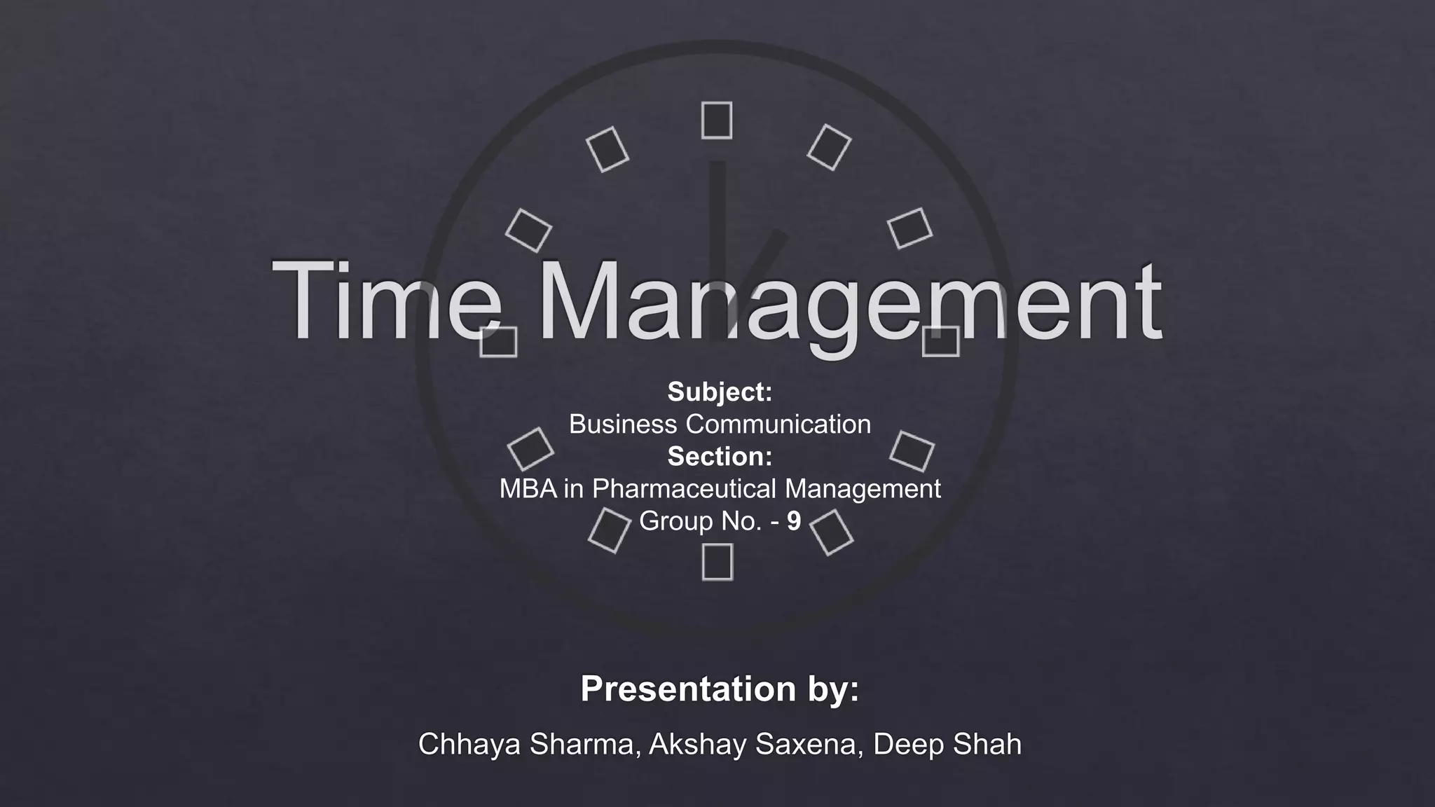 Time Management | PPT
