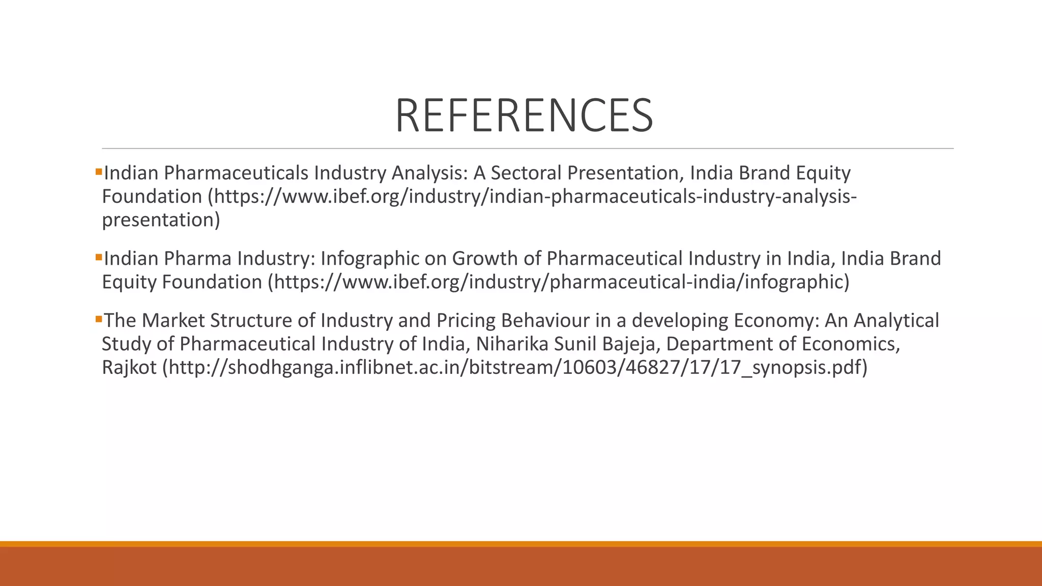 Pharmaceuticals Industry - A brief overview | PPT