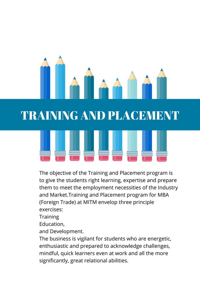 Mba Foreign Trade (Training And Placement Brochure ) | PDF | Business ...