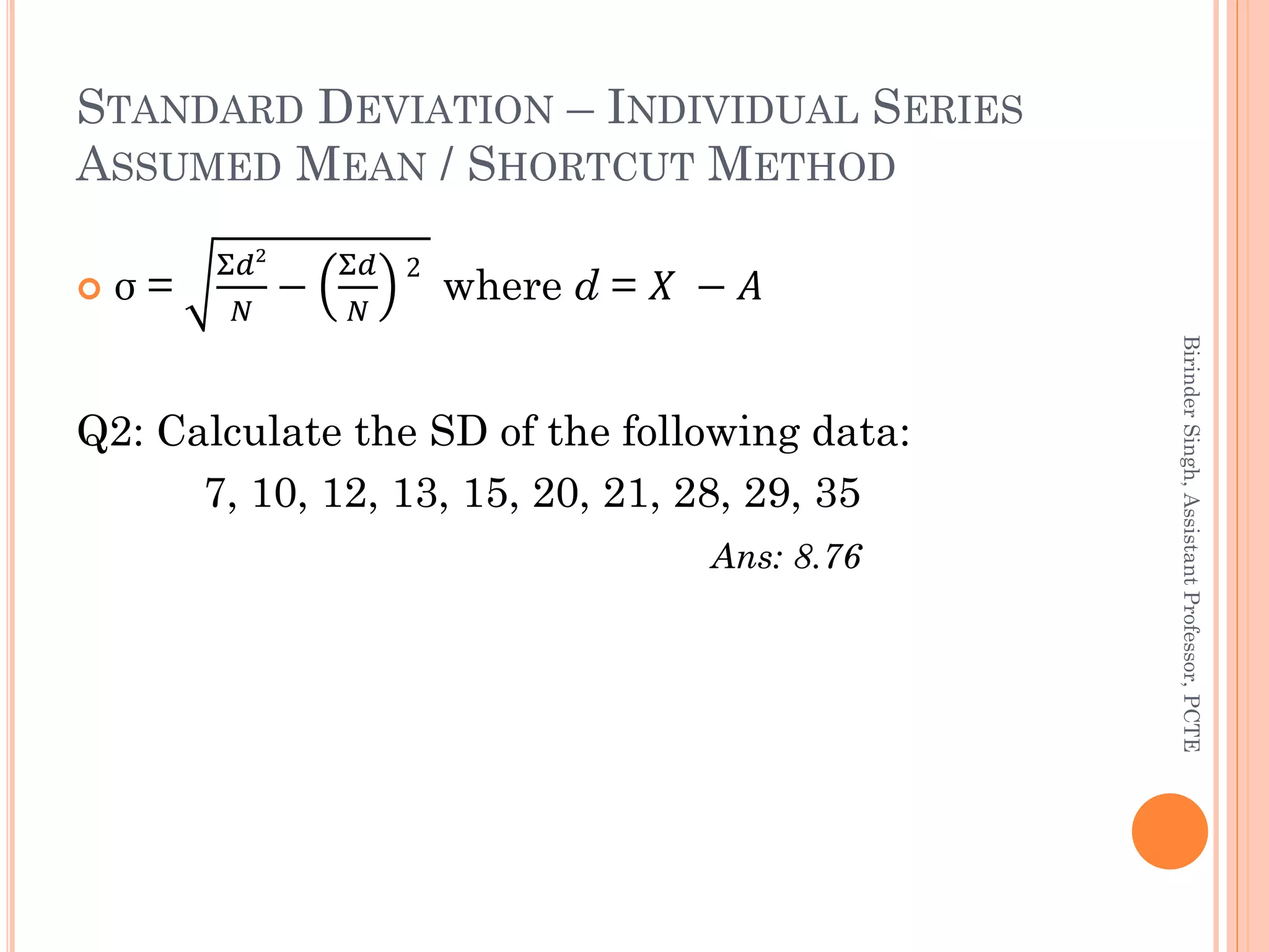 Measures of Dispersion | PDF
