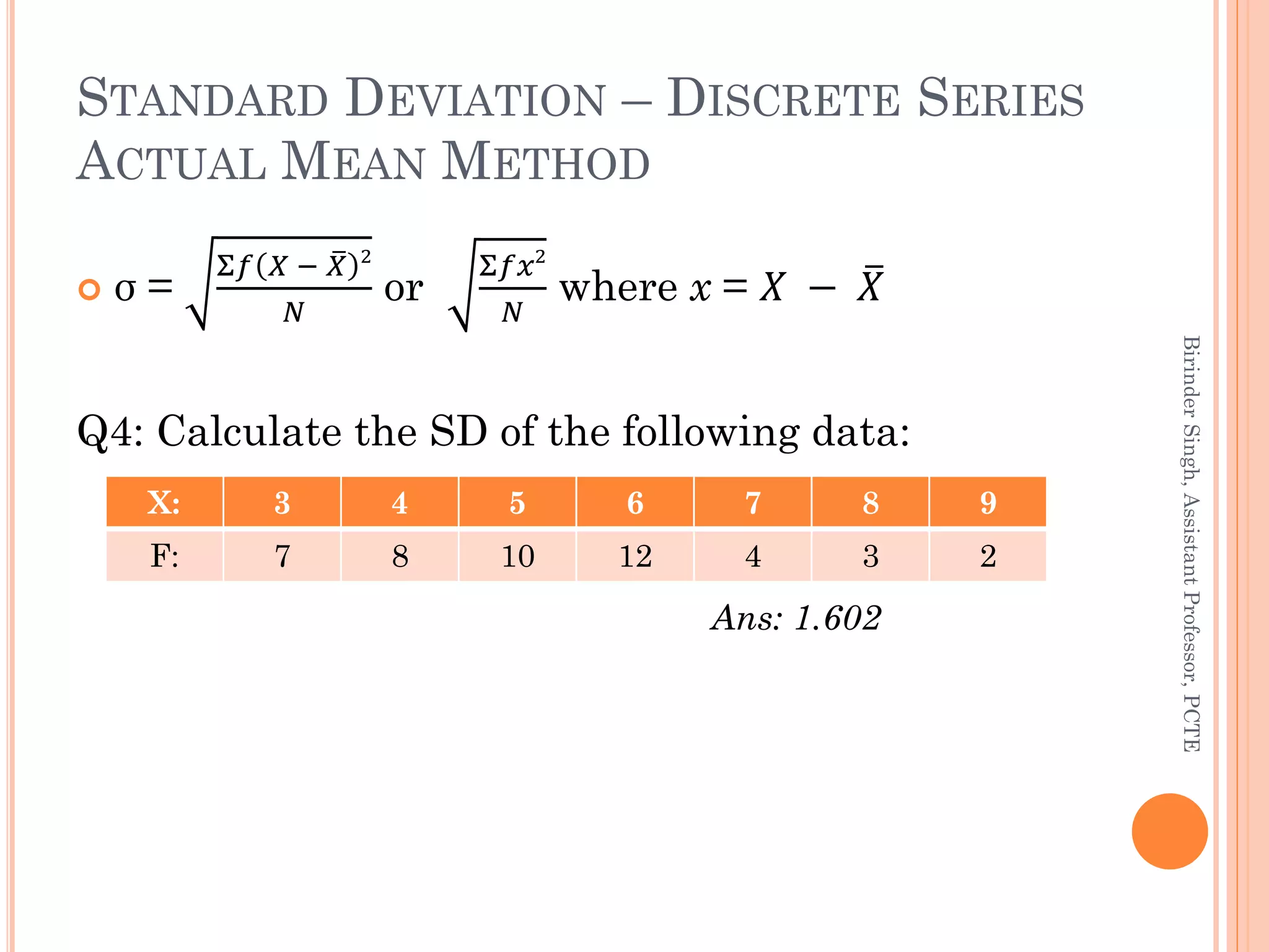 Measures of Dispersion | PDF