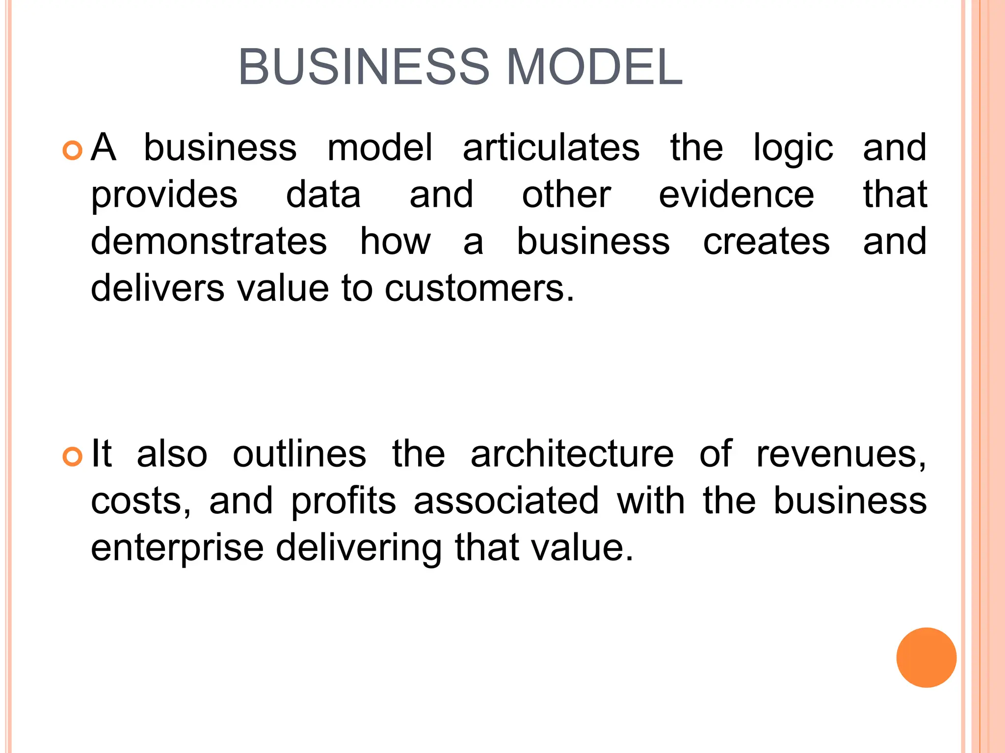 Business revenue model ppt for MBA students | PPT