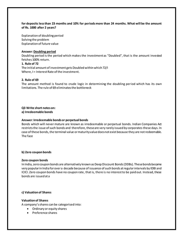 Mba202 – financial managemen | DOCX