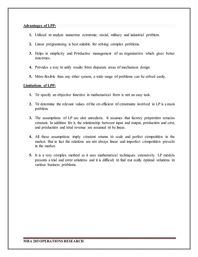 SMU DRIVE FALL 2017 MBA 205 – Operation research solved free assignment ...