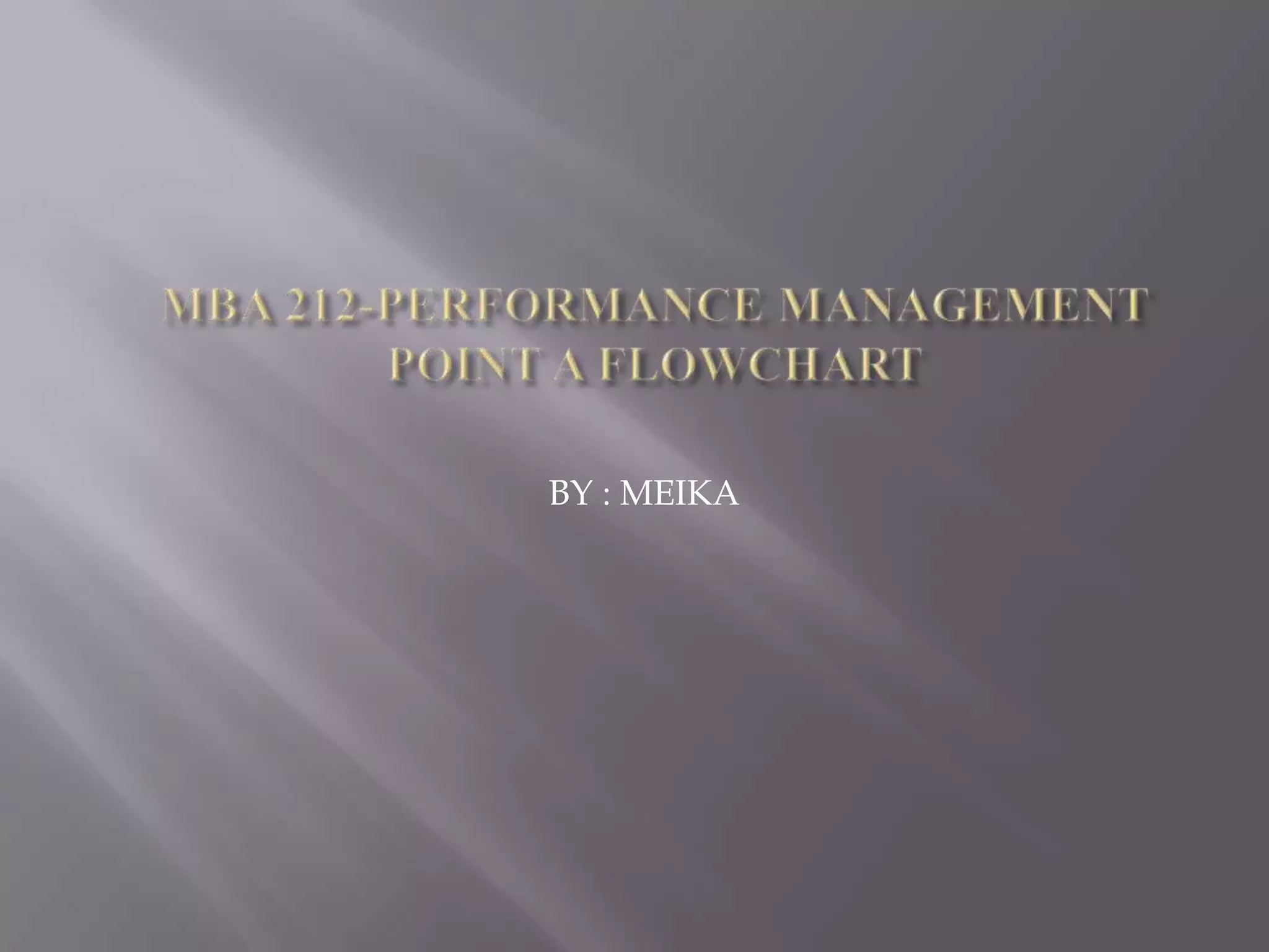 Mba 212 Performance Management 2 | PPT