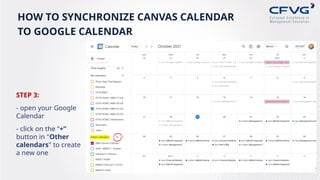 CANVAS GUIDELINE for student 2024 lets start | PPT