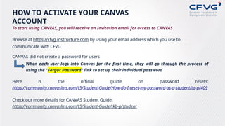 CANVAS GUIDELINE for student 2024 lets start | PPT