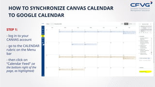 CANVAS GUIDELINE for student 2024 lets start | PPT