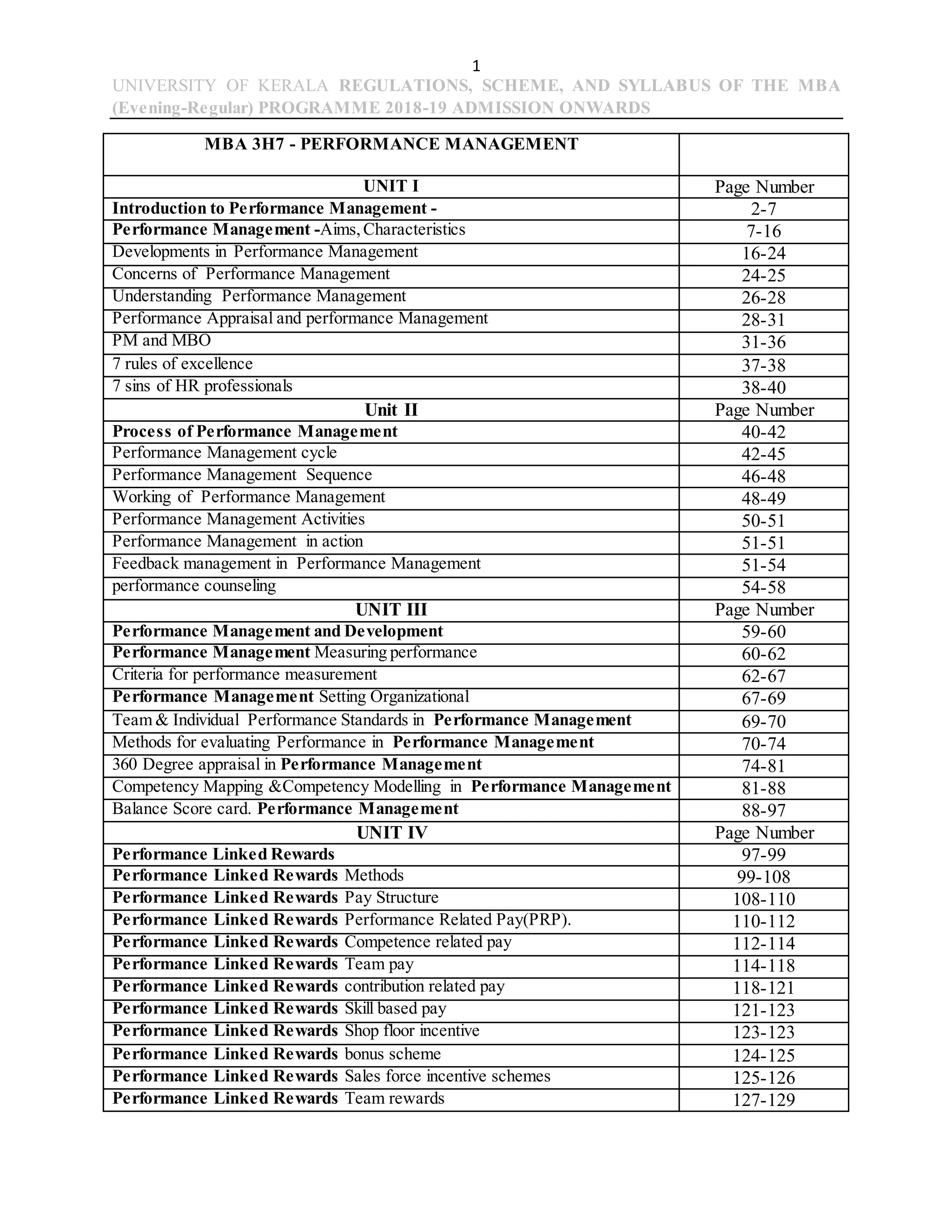 Mba 3 h7 performance management | PDF