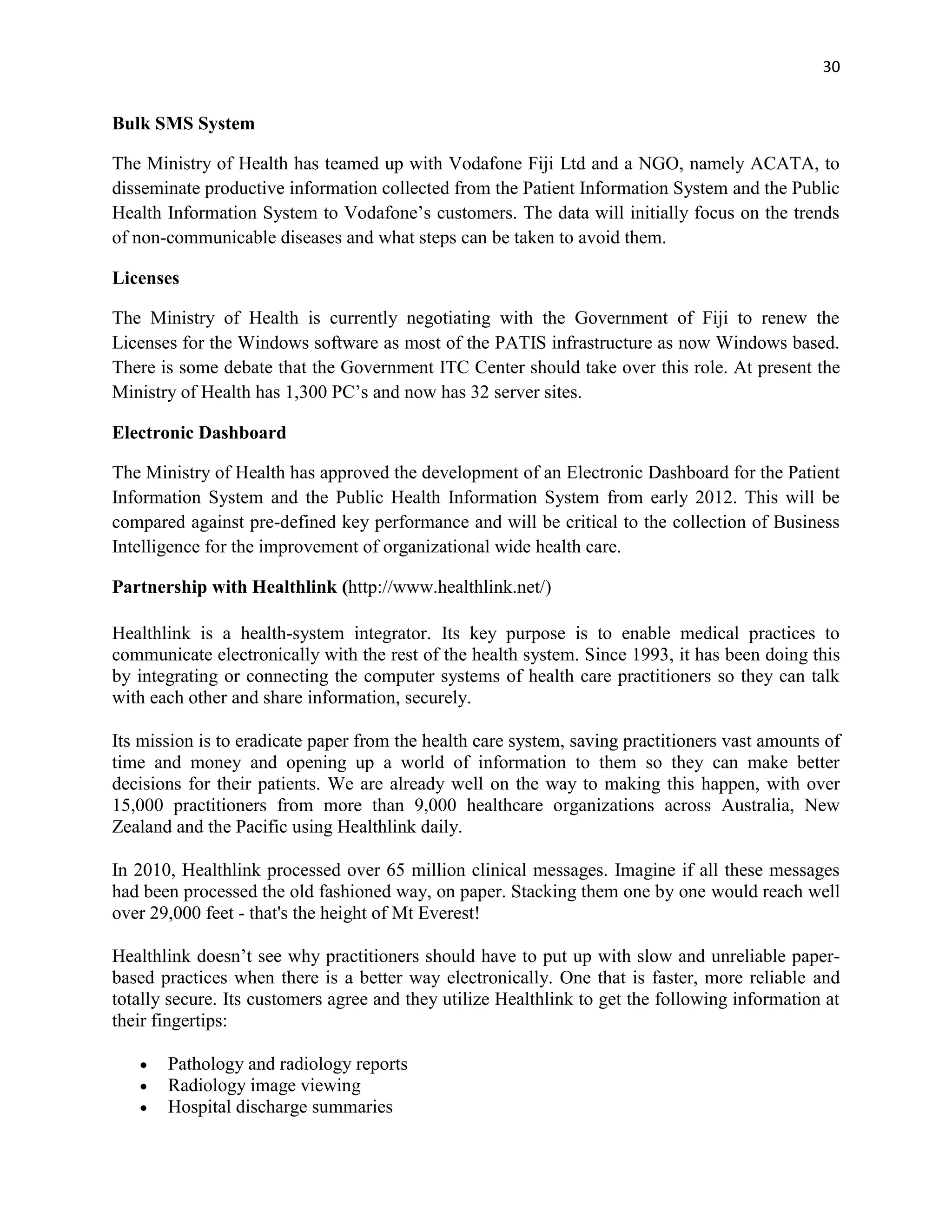 Using HIS to improve essential Health Services in Fiji | DOCX