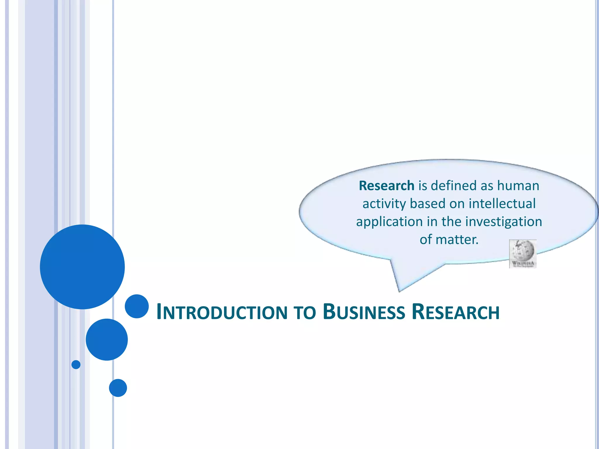 The Business Research Method | PPTX