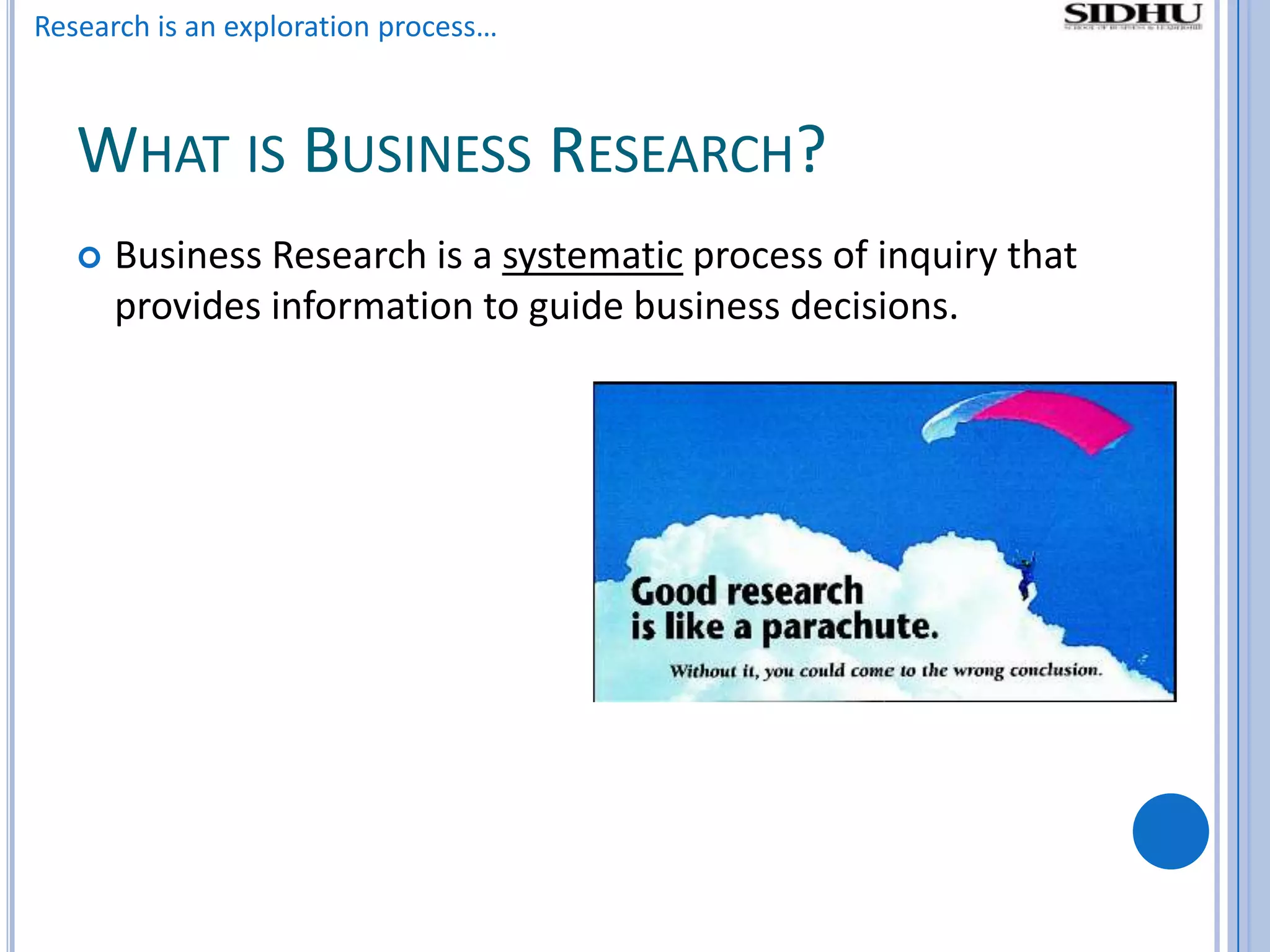 The Business Research Method | PPTX
