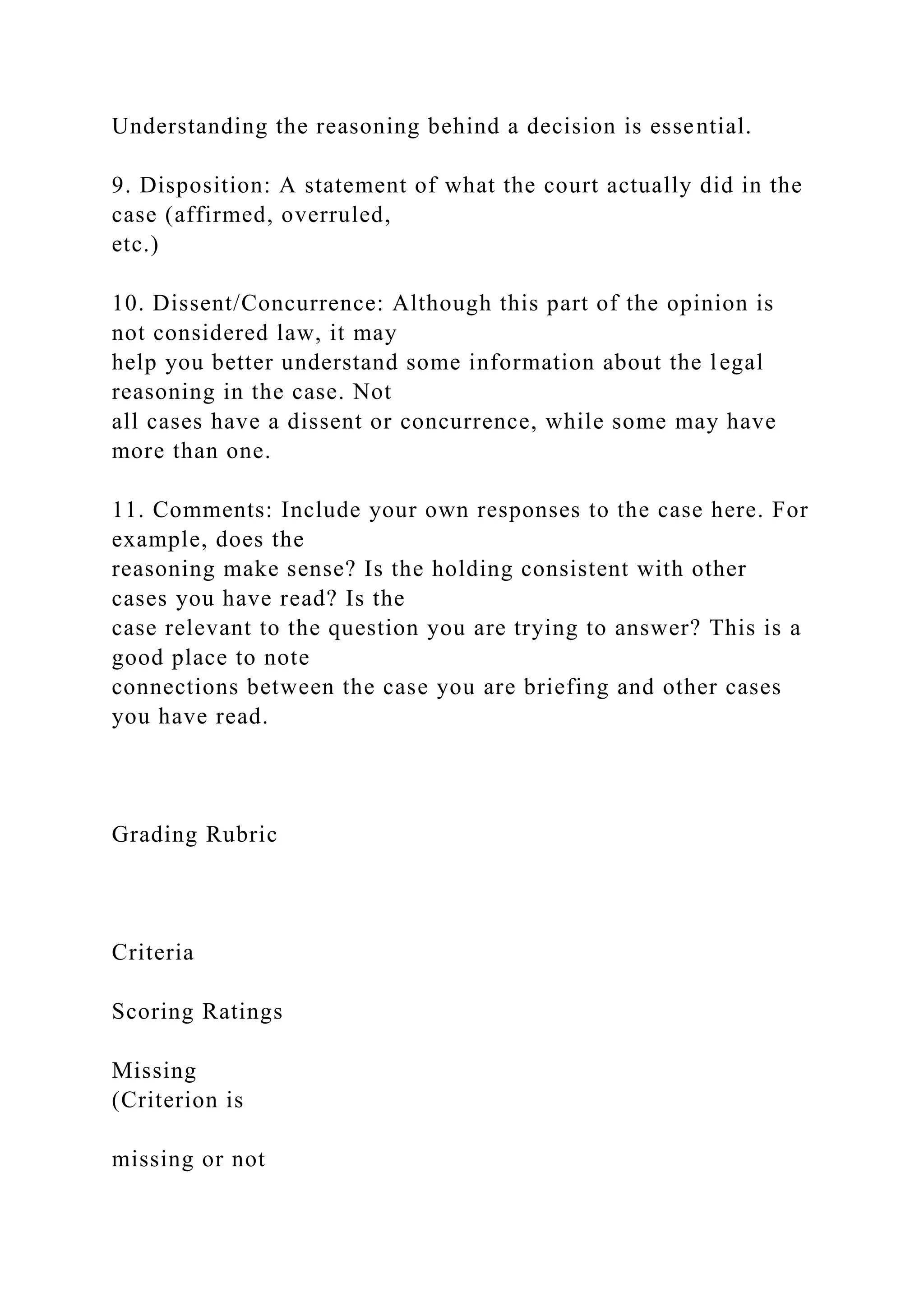 MBA535 Case Brief Guidelines and Rubric How and Why to Brie.docx