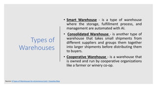Types of Warehouses | PPTX