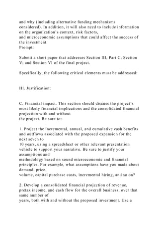 MBA 640 Final Project Milestone Three Guidelines and Rubric .docx