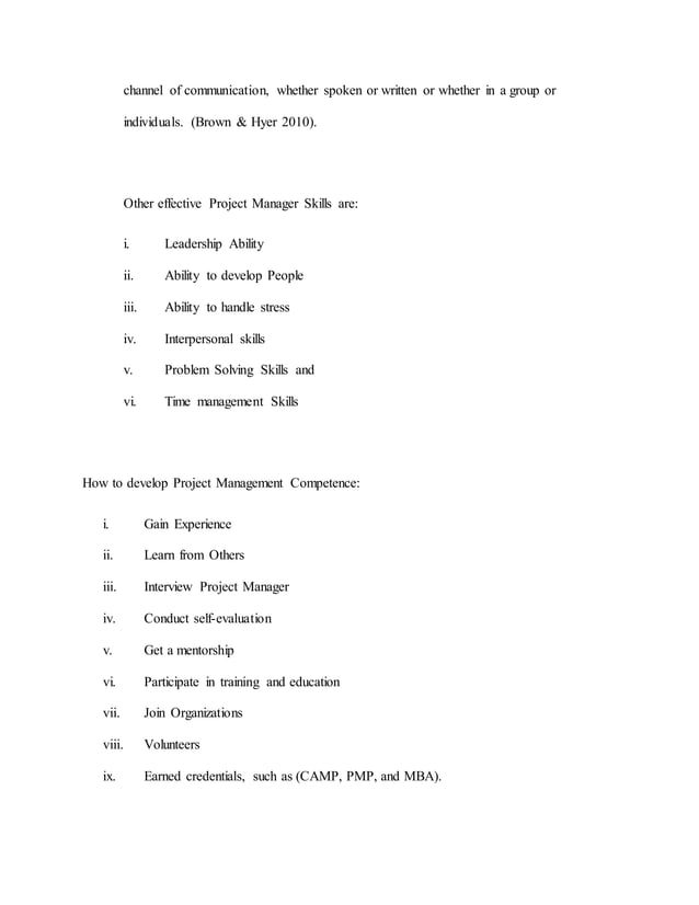 Effective Project Manager | PDF