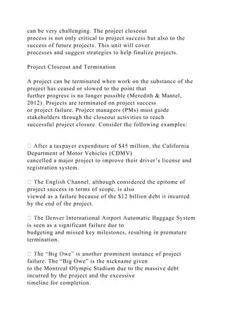 MBA 6961, Project Management 1 Course Learning Outcomes .docx