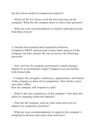 MBA 700 Strategic Analysis Final Project Guidelines and Gra.docx