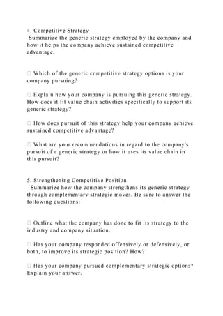 MBA 700 Strategic Analysis Final Project Guidelines and Gra.docx